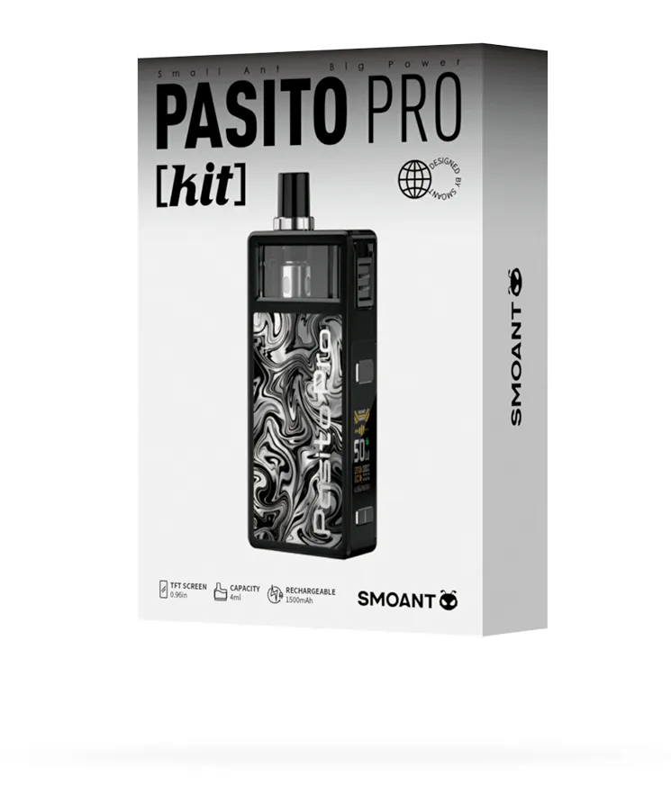 PASITO PRO - 50W The Best Refillable Pod System Kits 1500mAh